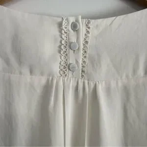 Maeve | Tops | Maeve By Anthropology Cream Lace Panel Blouse | Poshmark